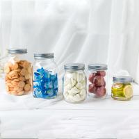 China Empty Round Honey Jam Glass Pickle Jar 250ml 300ml 380ml for sale