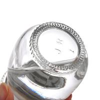 China Empty Lotus Shaped Glass Honey Jars Eco Friendly With Screw Lid for sale