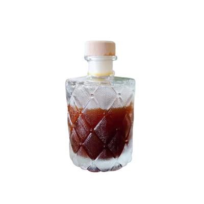 China LFGB Liquor Empty Glass Wine Bottles 200ml Cork Sealing Type for sale