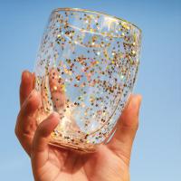 China Personalized 240ml 350ml Empty Starry Sky Cup Round Shape With Customized Logo for sale