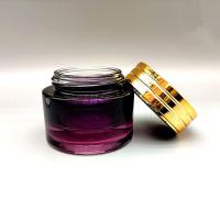 China Shockproof Cosmetic Glass Bottles Hot Stamping Face Cream Glass Bottle for sale