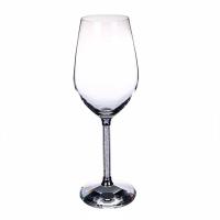 China Long Stem Wine Glasses Vintage 350ml 470ml Polished Embossed Wine Goblets for sale