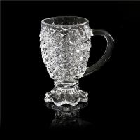 China Lead Free High Borosilicate Personalized Glass Cup 175ml 220ml for sale