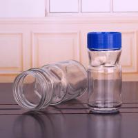 China Clear 200ml 780ml Empty Glass Coffee Jars With Plastic Lid for sale