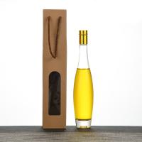 China 275ml 375ml 500ml Bowling Glass Whiskey Bottle With Corks for sale