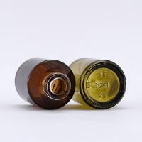 China 30ml Cosmetic Glass Dropper Bottle Stamped Essential Oil Bottle With Screw Cap for sale