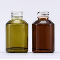 China 30ml Cosmetic Glass Dropper Bottle Stamped Essential Oil Bottle With Screw Cap for sale