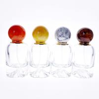 China Bayonet Lid Luxury 50ml Cosmetic Glass Bottles With Volcano Bottom for sale