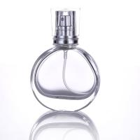 China 25ml Empty Flint Glass Refillable Perfume Bottles With Spray Atomizer for sale