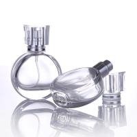 China 25ml Empty Flint Glass Refillable Perfume Bottles With Spray Atomizer for sale