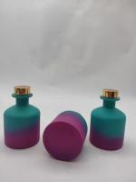 China Colored Cosmetic Glass Bottles Shockproof Aroma Reed Diffuser Bottle for sale