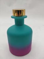 China Colored Cosmetic Glass Bottles Shockproof Aroma Reed Diffuser Bottle for sale