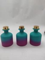 China Colored Cosmetic Glass Bottles Shockproof Aroma Reed Diffuser Bottle for sale