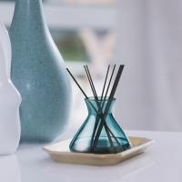 China Glass 200ml Aroma Essential Oil Room Diffuser Bottles Hot Stamping for sale