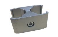 China Die casting  Aluminium Connector for OD 28mm Aluminum pipe Connecting for sale