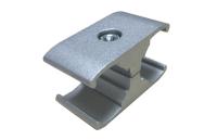 China 8 Shape Aluminum Tube Connector 28mm Dia Silvery Color For 1.2MM / 1.7MM Pipe for sale