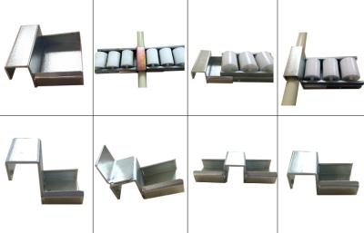 China Steel Welded Heavy Duty Slide Tracks Connecting 60mm 85mm Placon Roller for sale
