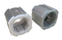 China 43Mm Aluminum Alloy Metal Pipe Joints For Aluminum Pipe Rack System for sale