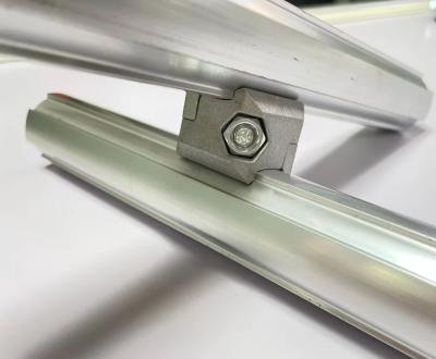China Industrial Use Table Aluminum Pipe Connector Flexible Elbow Connector for sale
