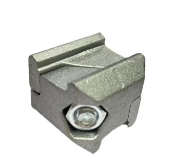 China AL-8 Aluminum Tube Connector 28mm Turnover Industrial Pipe Connector For Workbench for sale