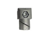 China ADC-12 28 Inner Aluminum Alloy Pipe Joint AL-1-S 1.2mm Thick ISO9001 for sale