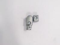 China Connector Inner Cast Aluminum Pipe Fittings AL-10 180 Degree Free Rotation Silvery for sale