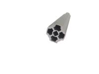 China 6063-T5 Plum Blossom Tubing Aluminium Alloy Silvery Oxidation Flower Pipe Al-M for sale