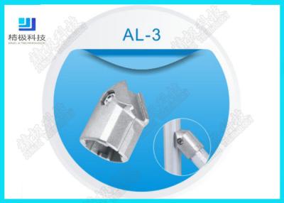 China Silver Die Casting Aluminium Tube Joints / Female Aluminum Tubing Connectors for sale