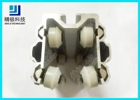 China Aluminum Roller Track  28mm Aluminum Alloy PE Wheel Silver AL-44 for sale