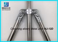 China Double Angled Pivoting Joint Chrome Pipe Connectors For Capacity Flow Rack and Conveyor for sale