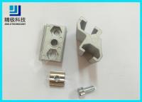 China Alloy Aluminum Tubing Joints AL-16 Double Sides Outer Connector Anodizing Silver for sale