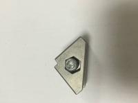 China Die - Casting Aluminum Pipe Joints 28mm Dia Sandblasting Face Treatment for sale