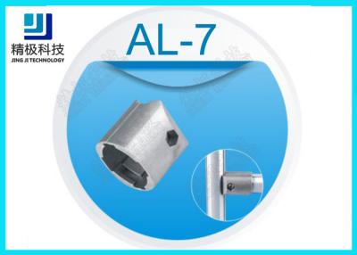 China Tee Type Outer Connector Cast Aluminum Pipe Fittings Female And Claw Mode Sliver Color for sale