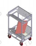 China Plating/Dry Film/ENIG Process KUTED Transport Trolley II with 200kg Load Capacity for sale