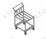 China KUTED Transport Trolley III L Type Trolley 721Lx510Wx950H mm for Smooth and Precise Drilling Process for sale