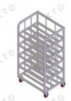 China KUTED Transport Trolley Square Tube SUS 304 201 PP Load Capacity 100kg for Easy Transportation for sale