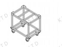 China KUTED Transport Trolley II 80kg Load Capacity with Square Tube SUS 304 201 for sale