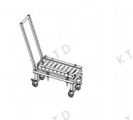 China KUTED Transport Trolley with 100kg Load Capacity and Square Tube SUS304 for sale