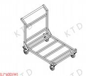 China Canteen Transport Trolley for Streamlined Process and 100kg Load Capacity for sale