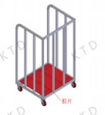 China KUTED Slip Sheet Storage Trolley 810Lx680Wx1400H mm for Inner/Outer Handling for sale