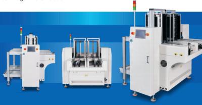 China SMT Series PCB Conveyor Machine/Dual Magazine Unloader Boundary dimension 1475x1475x1220mm PCB Hight 900±20mm for sale