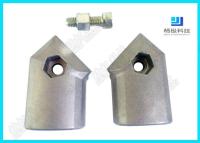 China Die Casting Aluminum Tubing Joints AL -3 Anodizing Silver 45 Degree Flexible Connectors for sale