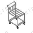 China Handcart - Flatbed Cart, Customizable in Size and Material for sale