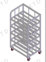 China Handcart - Divided Cart Multi-tiered compartments Separate compartments Customizable size and material for sale