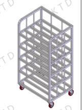 China Handcart - Divided Cart Multi-tiered compartments Separate compartments Customizable size and material for sale