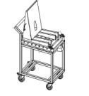 China Hand Truck - L-RACK Transport Cart, Customizable in Size and Material for sale