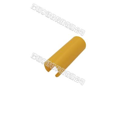 China P-2000-C Aluminium Alloy Tube Glass Card Slot Pane Acrylic Board PVC In Yellow for sale