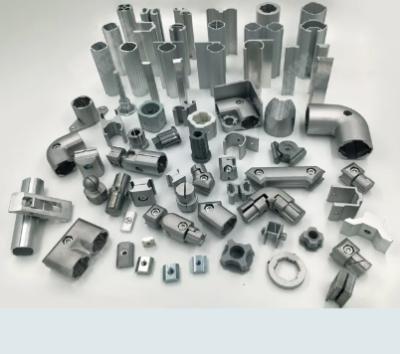 China Anti-static Flexible 28mm/43mm Aluminum Lean Tube Joint Elbow Connector for Factory Assembly for sale