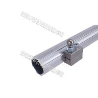 China AL-68 Casting Aluminium Tube Joints Connector Sliver Color For Warehouse Rack ADC-12 for sale