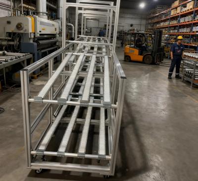 China Heavy-duty Intelligent Flexible Gravity Flow Pallet Racking Systems With High Load Capacity, Suitable For Various Working Scenarios for sale